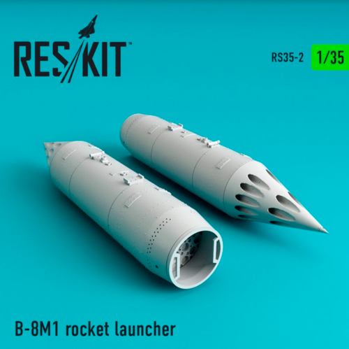 DISCONTINUED RES/KIT 35-0002-OLD B-8M1 Rocket Launcher (2 pcs) (MT-LB, UAZ, Pickup w/ZPU-2, BMP-2, Toyota Hilux, BTR-70, URAL)