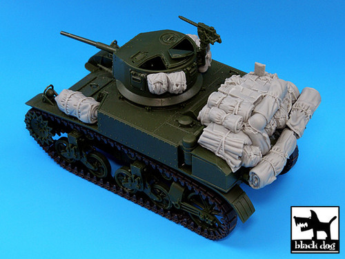 Black Dog T35027 M3A1 Stuart for Academy
