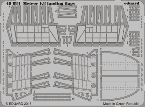 Eduard 48884 Meteor F.8 landing flaps AIRFIX 09182