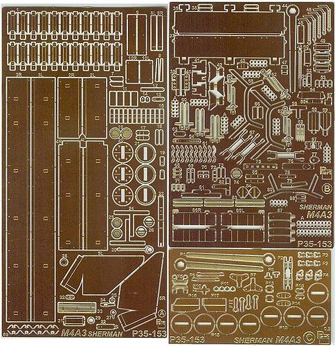 Part P35-153 M4A3E8 Sherman Dragon