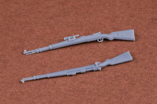 The Bodi Miniatures 35209 Kar98k Rifle Set II Without Sling (WW II) (4 Rifles)