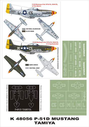 Montex K48056 P-51D Mustang Tamiya