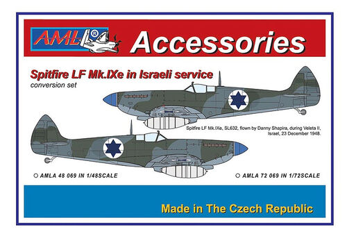 AML A48069 Supermarine Spitfire LF Mk.IXe with German fuel tanks in Israeli AF service Conversion Set