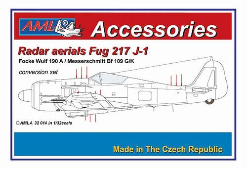 AML A32014 Radar Aerials FuG 217J-1 for Fw-190 A and Bf-109G/K