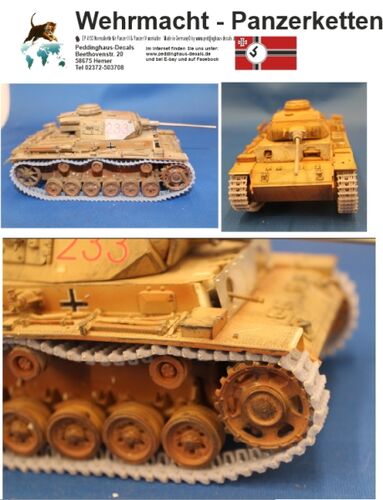 Peddinghaus-Decals 4153 Panzer III And Panzer IV Kette Early Version