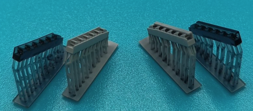 LF Models 3D7205 Messerschmitt Bf 109G/K exhaust stacks