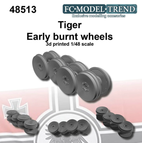 FC ModelTrend 48513 Tiger burnt wheels
