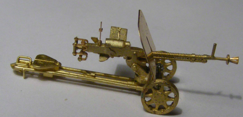 Mini World A7219a DShK, 1938 year on two-wheeled trolley USSR