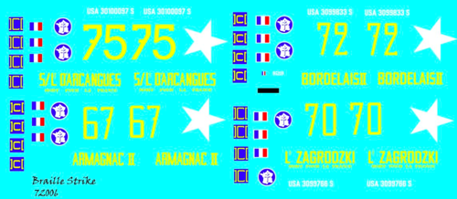 Braille Strike 72006 M4A3 76mm French 2nd Armored Division