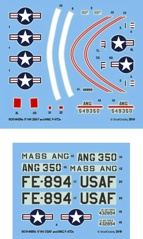 Shelf Oddity 3144038 USAF and ANG F-47Ds