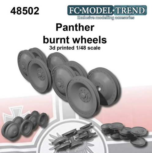 FC ModelTrend 48502 Panther burnt wheels