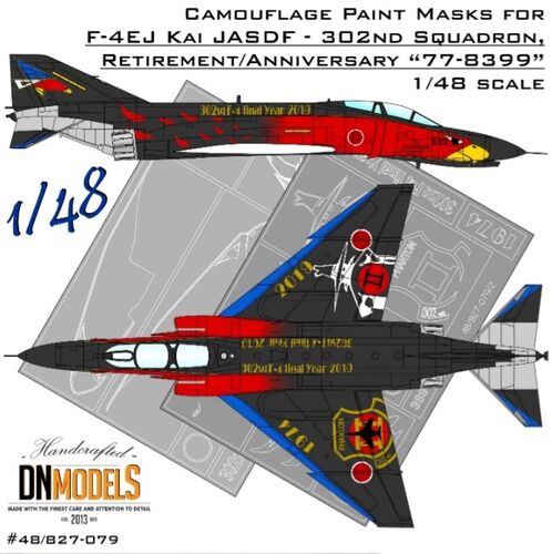 DN Models 48-827-079 F-4EJ Kai 302nd Squadron Retirement/Anniversary Paint Mask Set
