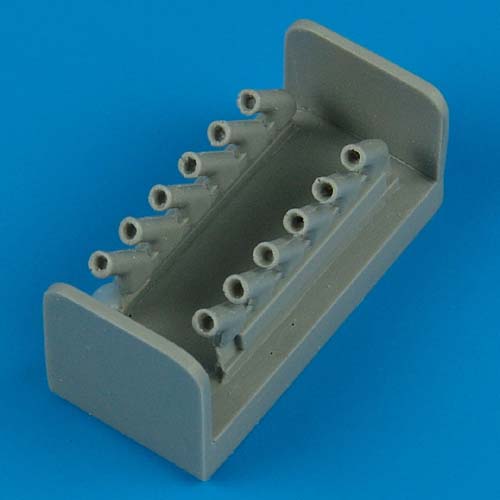 Quickboost 48183 Spitfire Mk. IX Exhausts - Round Hasegawa