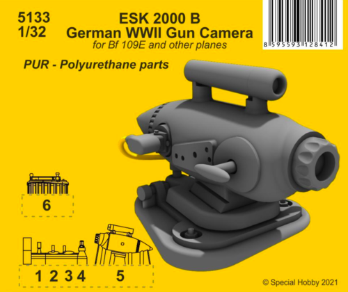 CMK K5133 ESK 2000 B German WWII Gun Camera