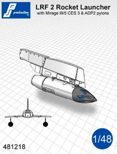 PJ Production 481218 LRF 2 Rocket Launcher with pylon for Mirage III/ 5
