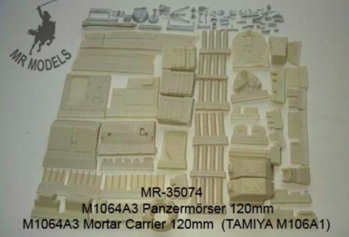 MR Modellbau 35074 M1064A3 Mortar Carrier 120mm