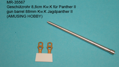 MR Modellbau 35567 Gun barrel 88mm Kw.K Panther II