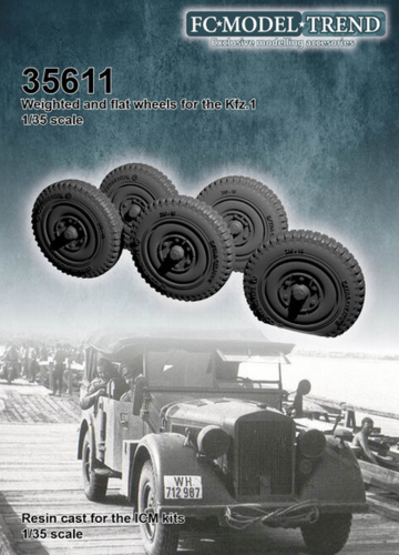 FC ModelTrend 35611 Weighted wheels for Kfz.1