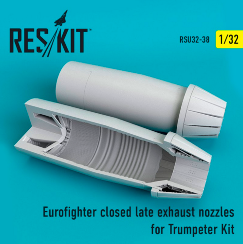 DISCONTINUED RES/KIT U32-0038 Eurofighter closed late type exhaust nozzles for Trumpeter Kit