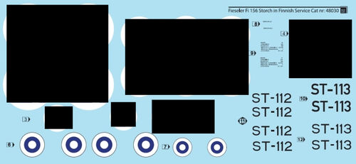 SBS Model D48030 Fieseler Fi-156 Storch Finnish Air Force