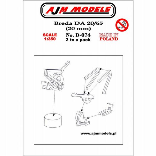 AJM Models D-074 Breda DA 20/65 (20 mm)