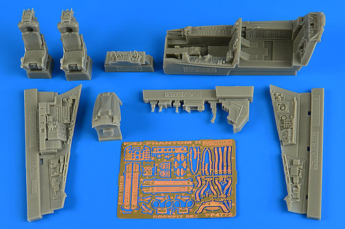 Aires 4772 F-4J Phantom II (early v.) cockpit set ZOUKEI-MURA