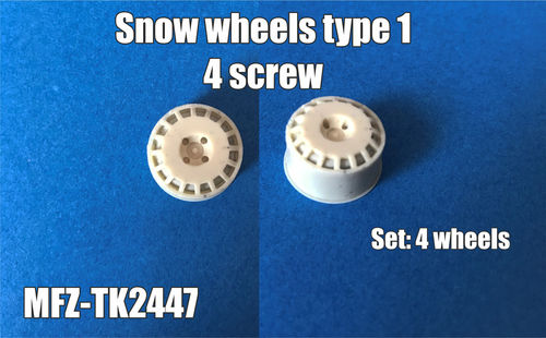 MF-Zone TK2447 Snow wheels type 1, 4 screw