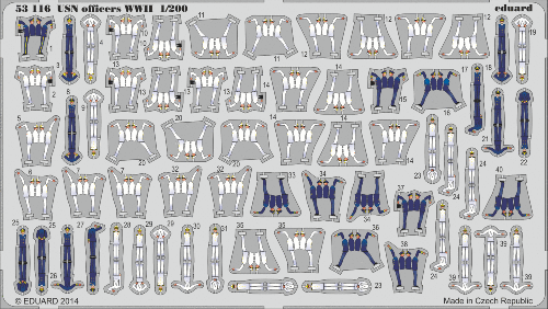 Eduard 53116 USN officers WWII S.A.