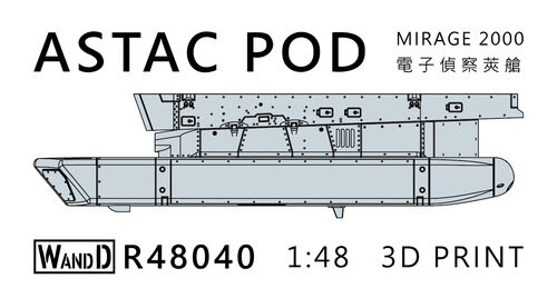 WandD STUDIO R48040 Mirage 2000 ASTAC Pod