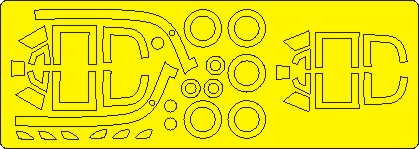 New Ware AM1172 Yak-9D EXPERT Kabuki Masks For Zvezda 4815 Kit
