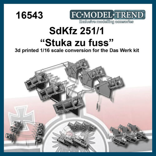 FC ModelTrend 16543 SdKfz 251/1 'Stuka Zu Fuss' Conversion (For Das Werk, Trumpeter Kits)