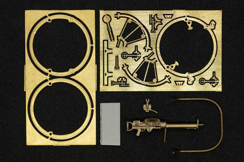 Mini World A4875 Lewis Mk II Single Machine Gun On The Scarff Ring