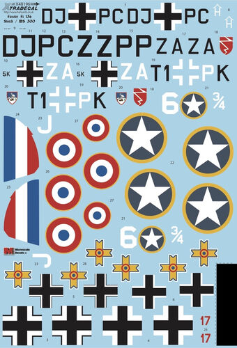 Xtradecal 48196 Fieseler Fi-156 C-3 Storch (6 schemes)