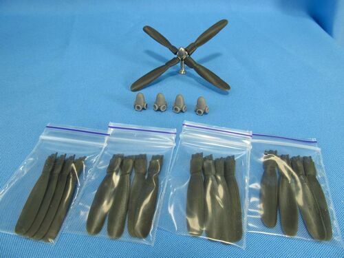 Metallic Details MDR48114 Boeing B-29 Propellers Set late type (designed to be used with Monogram and Revell kits)