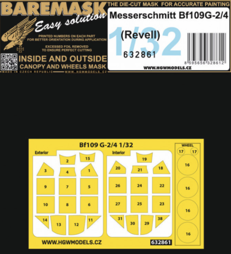 HGW Models 632861 Messerschmitt Bf109G-2/4