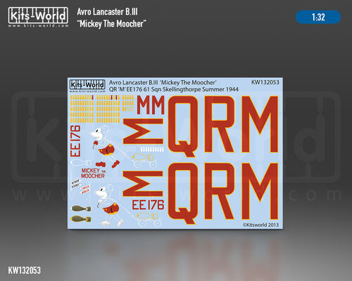 Kits World 132053 Avro Lancaster B.III ('Mickey The Moocher')