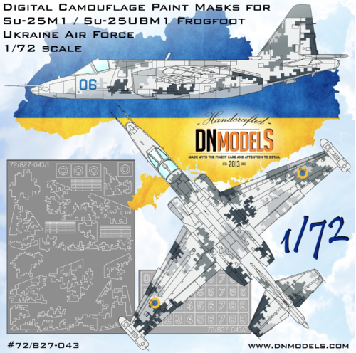 DN Models 72-827-043 Digital Su-25M1 Frogfoot Ukraine
