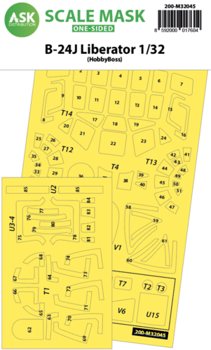 Art Scale Kit M32045 B-24J Liberator one-sided