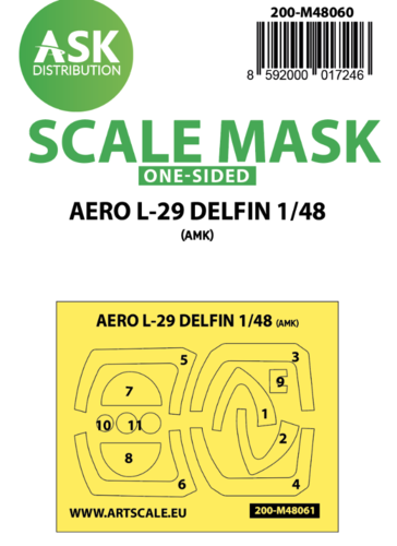 Art Scale Kit M48060 AERO L-29 DELFIN one-sided express