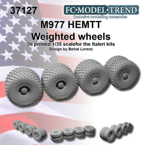 FC ModelTrend 37127 HEMTT weighted wheels
