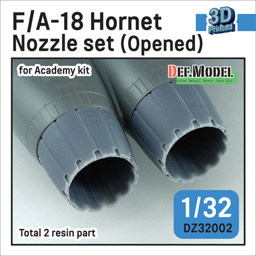 DEF Model DZ32002 F/A-18A/B/C/D Hornet Exhaust Nozzle set - Opened (for Academy) Setp.2022