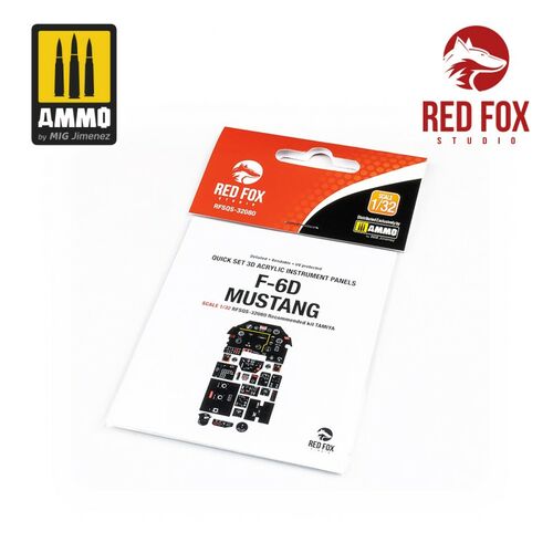 Red Fox Studio QS-32080 F-6D Mustang (for Tamiya kit)