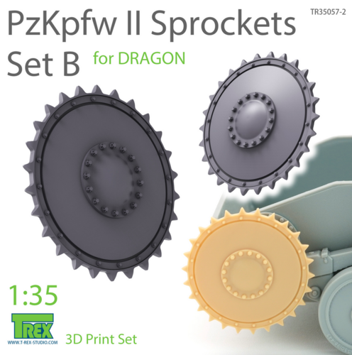T-Rex Studio 35057-2 PzKpfw II Sprockets Set B