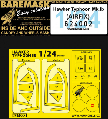 HGW Models 624002 Hawker Typhoon MkIb