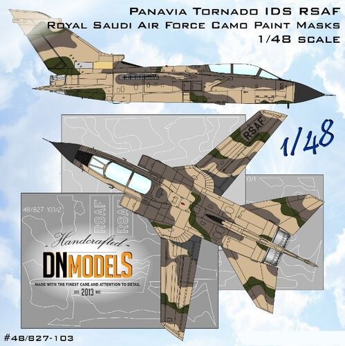 DN Models 48-827-103 Royal Saudi Air Force Tornado Camouflage Paint Mask Set