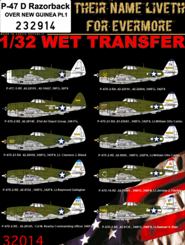 HGW Models 232914 P-47 D Razorback OVER NEW GUINEA Pt.1