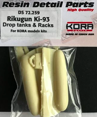 Kora Models DS72259 Rikugun Ki-93 Drop Tanks and Racks set