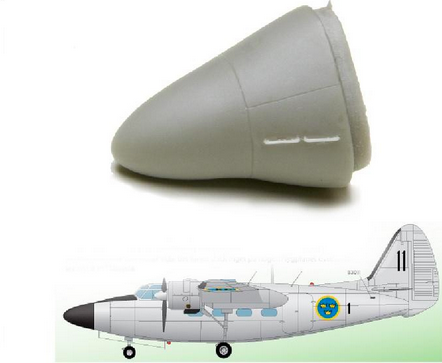 Maestro Models K7272 Tp83 Pembroke radar nose A
