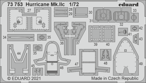 Eduard 73753 Hurricane Mk.IIc ZVEZDA