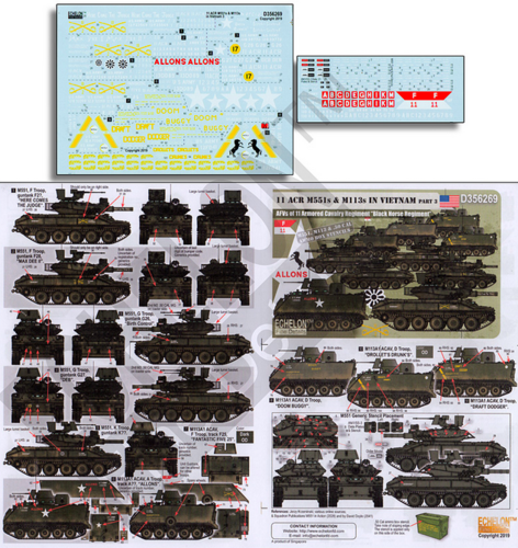 Echelon Fine Details D356269 11 ACR M551s and M113s in Vietnam Part 3